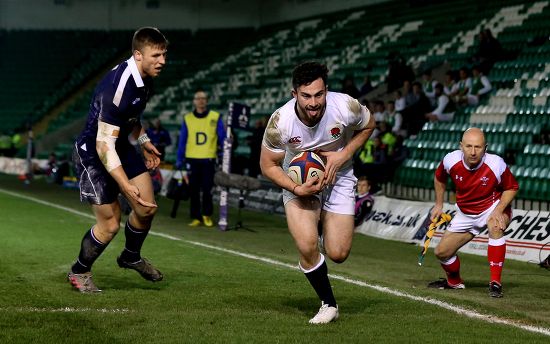 Dominic Morris England Scores Try Editorial Stock Photo - Stock Image ...