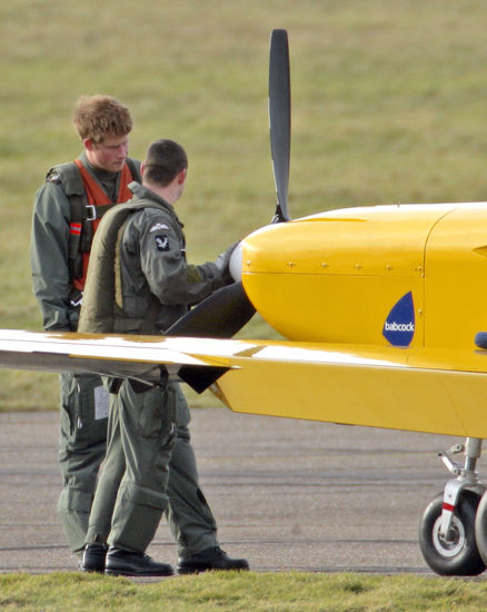 Prince Harry Inspecting His Slingsby Firefly Editorial Stock Photo ...