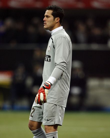 Inter Milan Goalkeeper Julio Cesar Italy Editorial Stock Photo - Stock ...