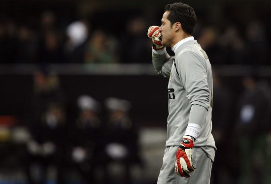 Inter Milan Goalkeeper Julio Cesar Italy Editorial Stock Photo - Stock ...
