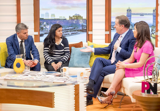 Sukhi Atwal Piers Morgan Susanna Reid Editorial Stock Photo - Stock ...