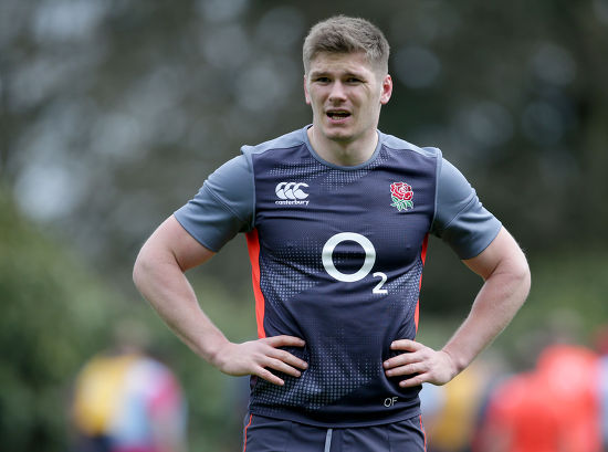 Owen Farrell Stands His Hands On Editorial Stock Photo - Stock Image ...