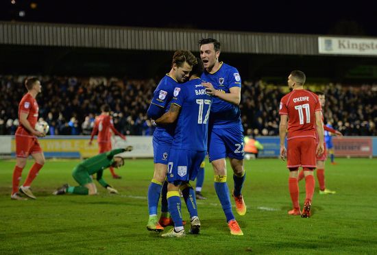 Jake Reeves Afc Wimbledon Celebrates His Editorial Stock Photo - Stock ...