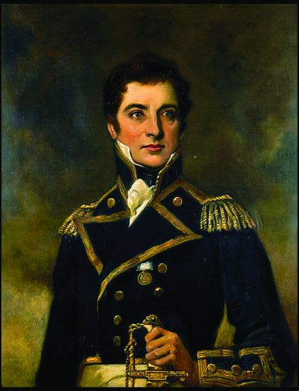 Portrait Captain William Rutherford 74gun Hms Editorial Stock Photo ...