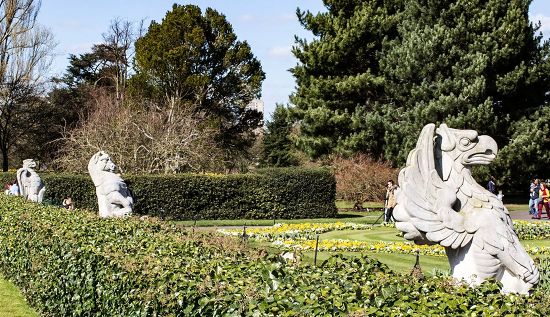 Mythical Beast Statues Kew Gardens On Editorial Stock Photo - Stock ...