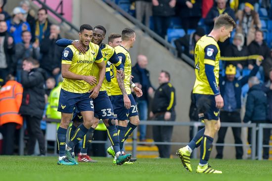 Oxford United Players Celebrate After Oxford Editorial Stock Photo ...