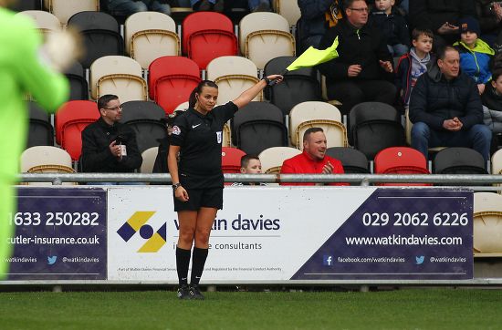 Referee Assistant Lisa Rashid Runs Line Editorial Stock Photo - Stock ...