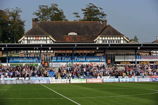Brighton Fans Inside Withdean Stadium United Editorial Stock Photo ...