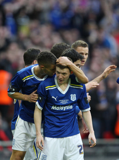 Joe Mason Cardiff City Celebrates Scoring Editorial Stock Photo - Stock ...