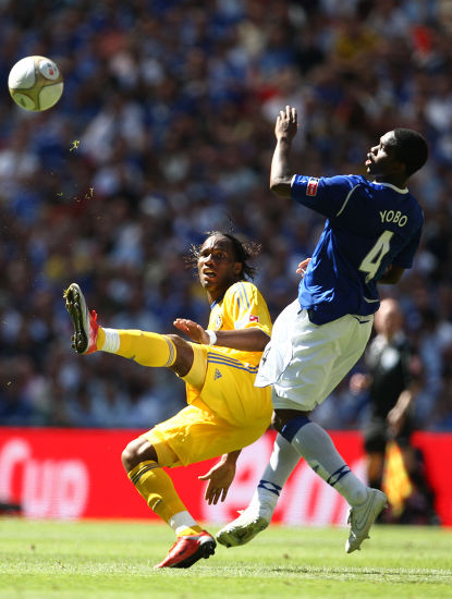 Didier Drogba Chelsea Louis Saha Everton Editorial Stock Photo - Stock ...