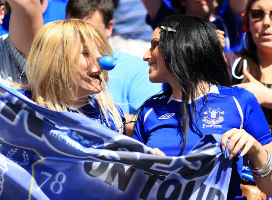 Female Everton Fans On Fa Cup Editorial Stock Photo - Stock Image ...