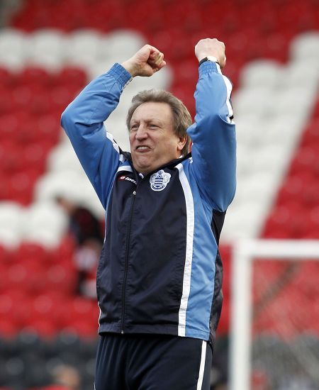 Qpr Manager Neil Warnock Celebrates End Editorial Stock Photo - Stock ...