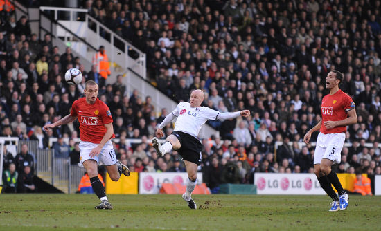 Andy Johnson Fulham Gets Between Rio Editorial Stock Photo - Stock ...