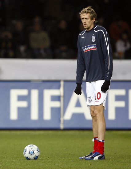 Peter Crouch England During Pre Match Editorial Stock Photo - Stock ...