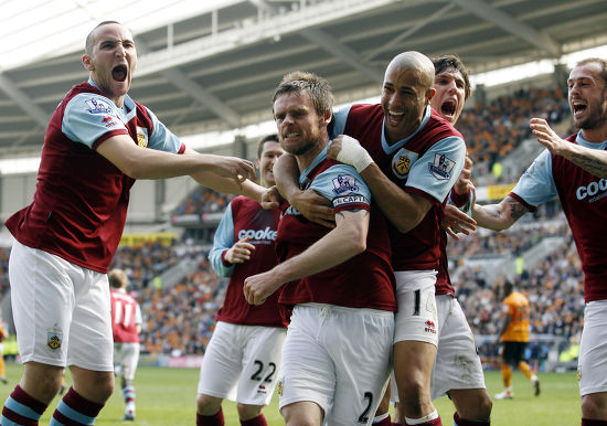 Graham Alexander Burnley Celebrates Scoring His Editorial Stock Photo ...