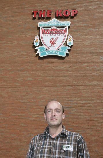 Journalist Phil Daoust Outside Anfield Home Editorial Stock Photo ...
