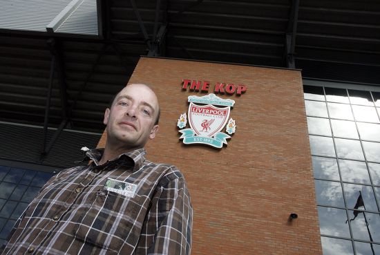 Journalist Phil Daoust Outside Anfield Home Editorial Stock Photo ...