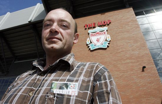 Journalist Phil Daoust Outside Anfield Home Editorial Stock Photo ...