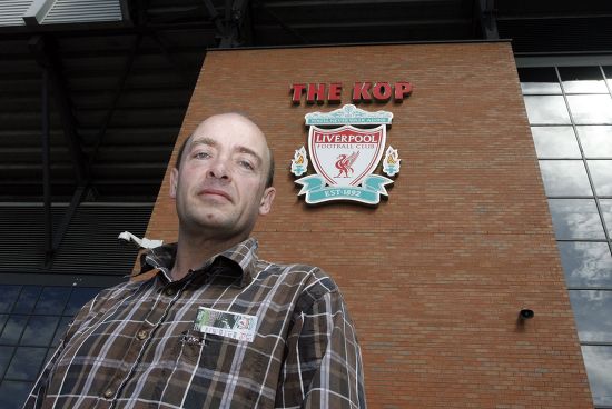 Journalist Phil Daoust Outside Anfield Home Editorial Stock Photo ...