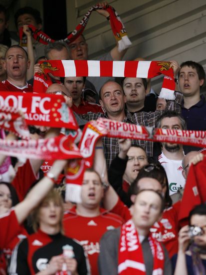 Journalist Phil Daoust Inside Anfield Home Editorial Stock Photo ...