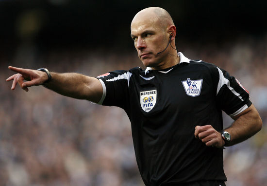Serious Looking Referee Mr Howard Webb Editorial Stock Photo - Stock ...