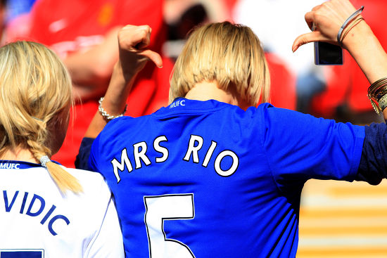 Two Young Female Manchester United Fans Editorial Stock Photo - Stock ...