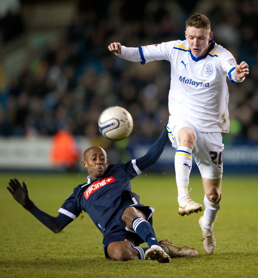 Joe Mason Cardiff City Takes On Editorial Stock Photo - Stock Image ...