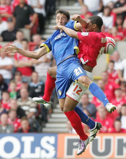 Gareth Mccleary Nottingham Forest Elbowed Face Editorial Stock Photo ...