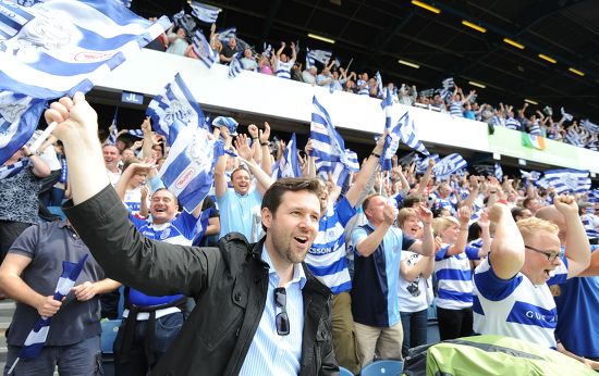 Qpr Fans Wave Flags Celebrate Winning Editorial Stock Photo - Stock ...