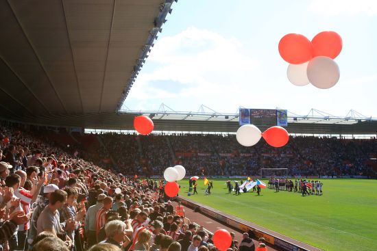 Red White Balloon Thrown Southampton Fans Editorial Stock Photo - Stock ...
