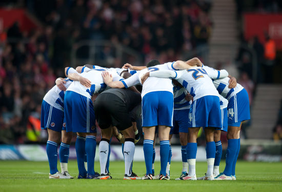 Reading Squad Huddle Before Game United Editorial Stock Photo - Stock Image | Shutterstock