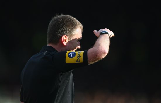 Assistant Referee Has Shield His Eyes Editorial Stock Photo - Stock ...
