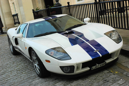 Ford Gt Sports Car Outside Lanesborough Editorial Stock Photo - Stock ...