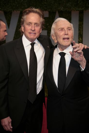 Michael Douglas Father Kirk Douglas Editorial Stock Photo - Stock Image ...