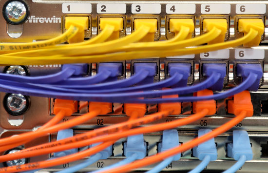 Network Cables Pictured Cebit Computing Trade Editorial Stock Photo ...