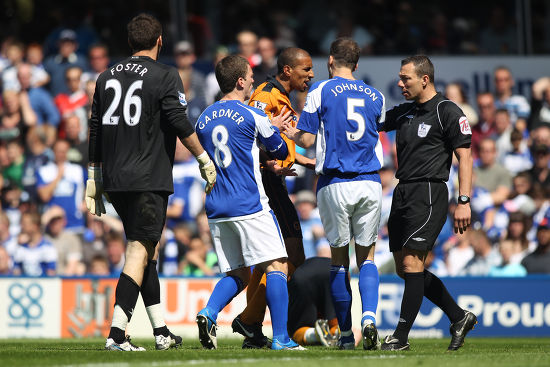 Karl Henry Wolves Argues Referee Kevin Editorial Stock Photo - Stock ...