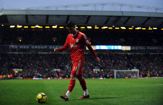 Albert Riera Liverpool Walks Over Take Editorial Stock Photo - Stock ...