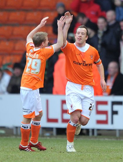 Charlie Adam Blackpool Celebrates Scoring Opening Editorial Stock Photo ...