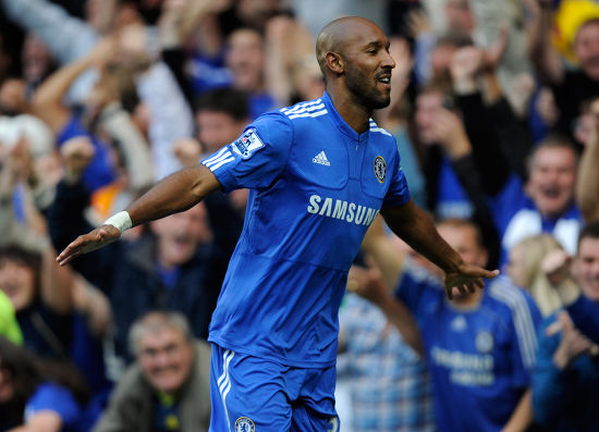 Nicolas Anelka Chelsea Celebrates Opening Goal Editorial Stock Photo ...