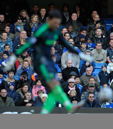 Fans Look On Under Pressure Chelsea Editorial Stock Photo - Stock Image ...