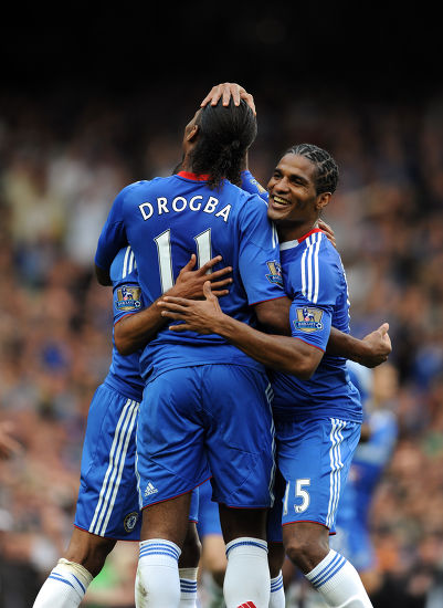 Didier Drogba Chelsea Celebrates His 3rd Editorial Stock Photo - Stock ...