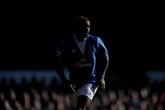 Louis Saha Everton During Match Against Editorial Stock Photo - Stock ...
