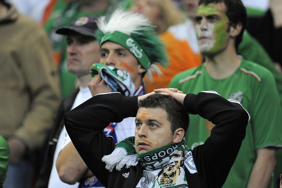 Dejected Fans Republic Ireland End Game Editorial Stock Photo - Stock ...
