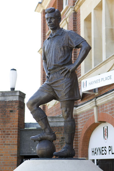 Johnny Haynes Statue Infront Fulham Ground Editorial Stock Photo ...