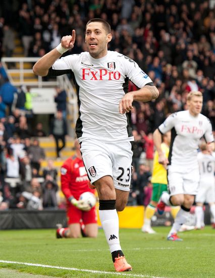 Clint Dempsey Fulham Celebrates Opening Goal Editorial Stock Photo ...