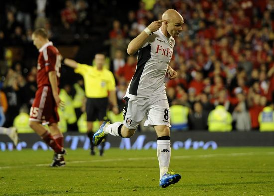 Andy Johnson Fulham Celebrates His Goal Editorial Stock Photo - Stock ...