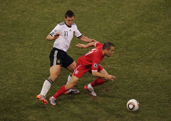 Miroslav Klose Germany Joe Cole England Editorial Stock Photo - Stock ...