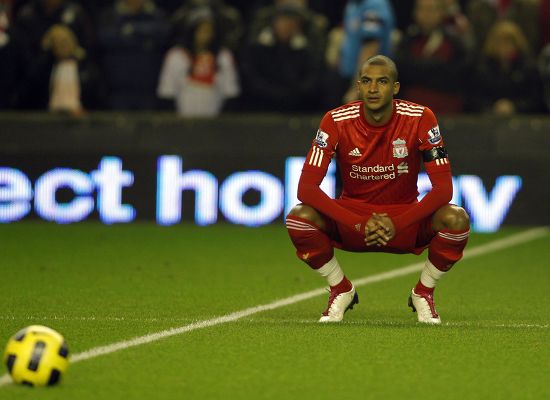 David Ngog Liverpool Rests On His Editorial Stock Photo - Stock Image ...