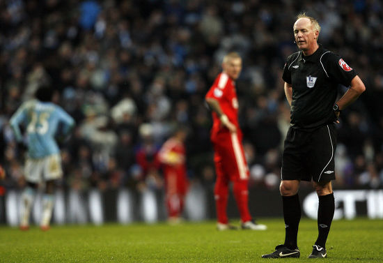 Referee Mr Peter Walton Looks Tired Editorial Stock Photo - Stock Image ...
