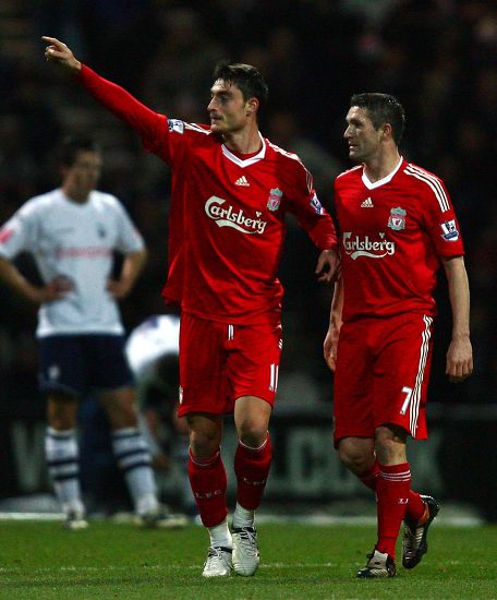 Albert Riera Liverpool Celebrates Opening Goal Editorial Stock Photo ...